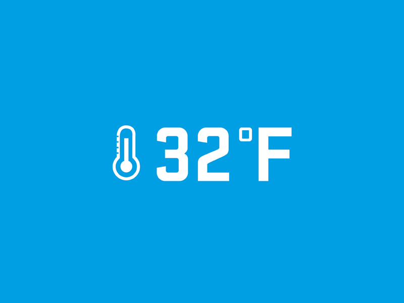 32 degrees fahrenheit / - US | Blåkläder
